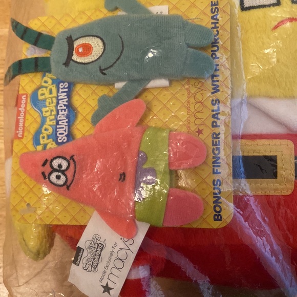 Nickelodeon | Toys | Nib Spongebob Squarepants And Finger Puppets ...